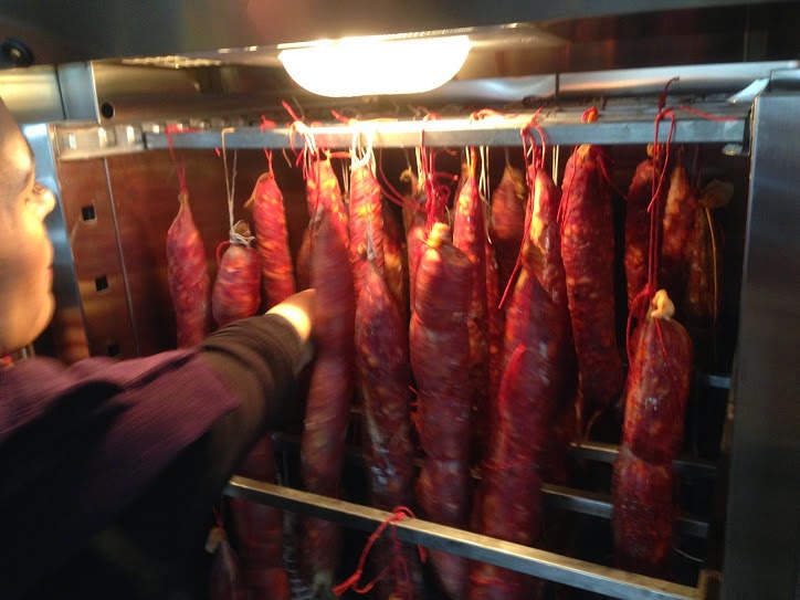 Sausages Made Simple: Salami Cabinet at the new Sausage HQ