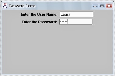 JTextField & JPasswordField on JPanel