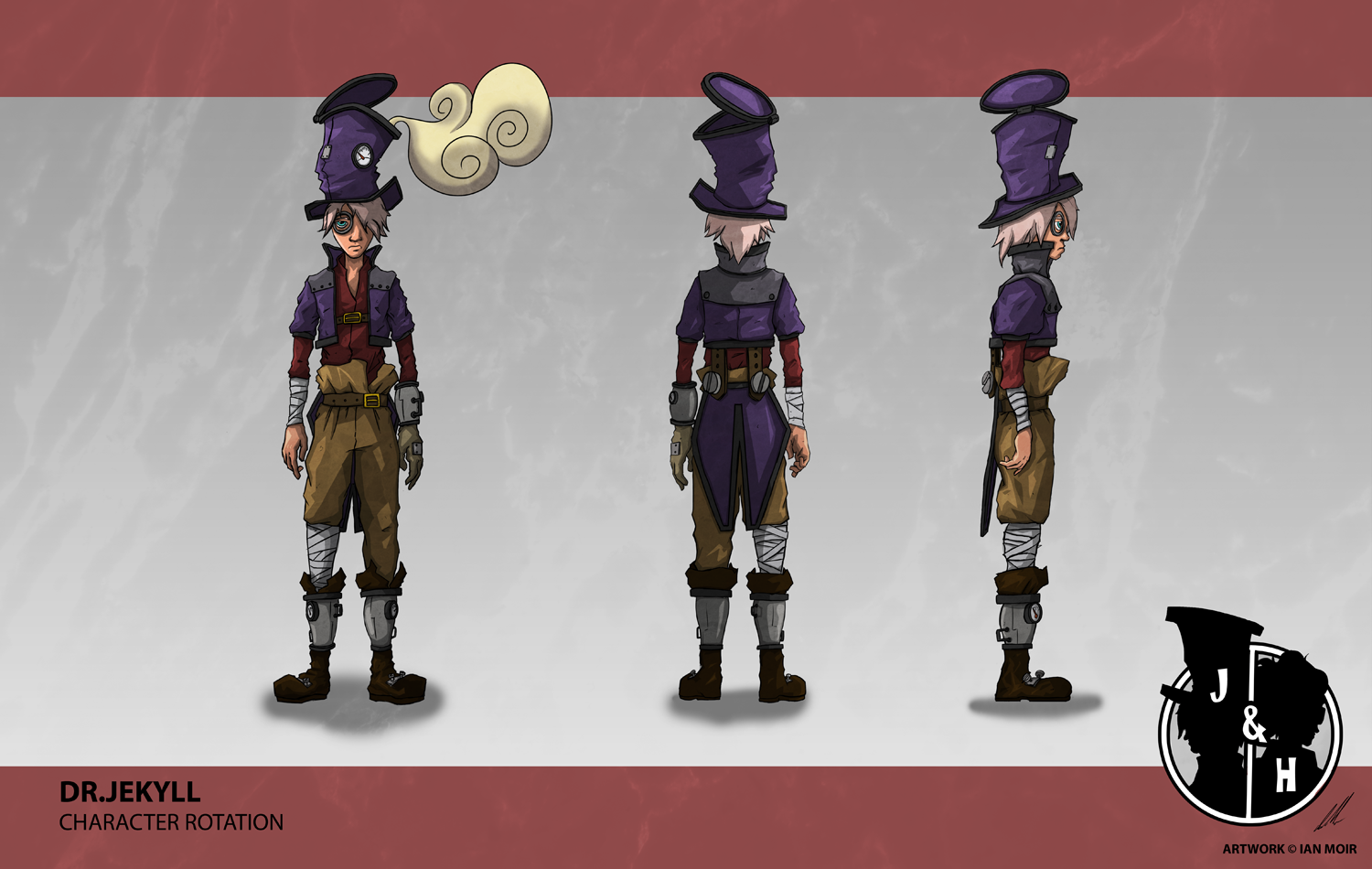 Ian's Sketchy Corner: Jekyll and Hyde Character Designs