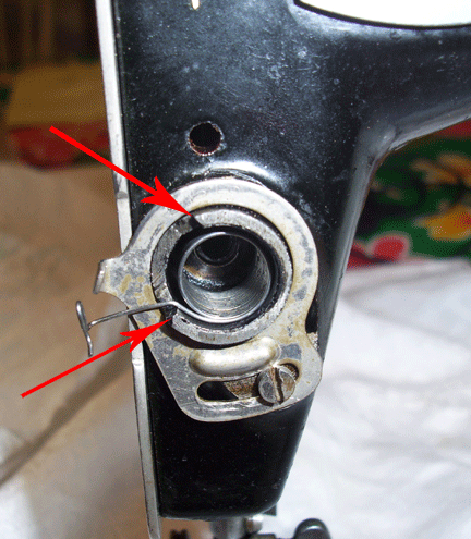 My Sewing Machine Obsession: Singer 128 Tension assembly