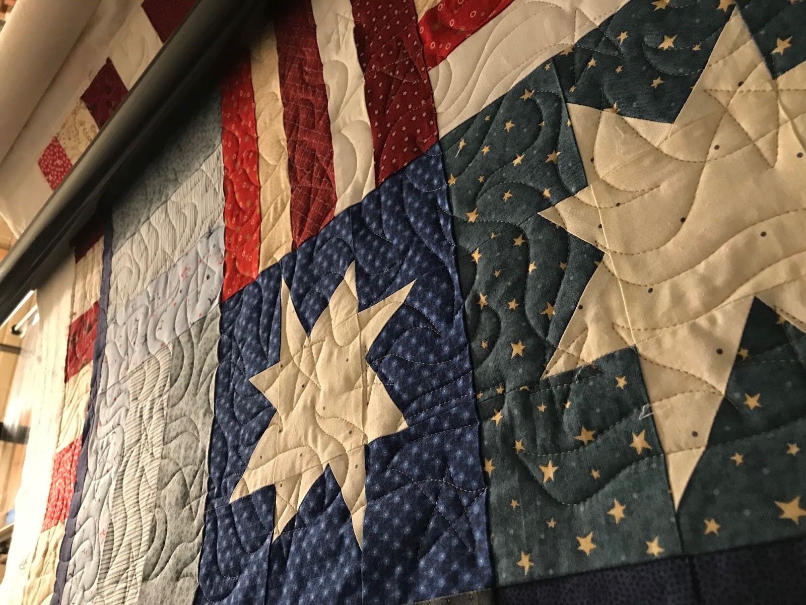 Quilting In The BunkHouse: The Patriot, Mystery Quilt