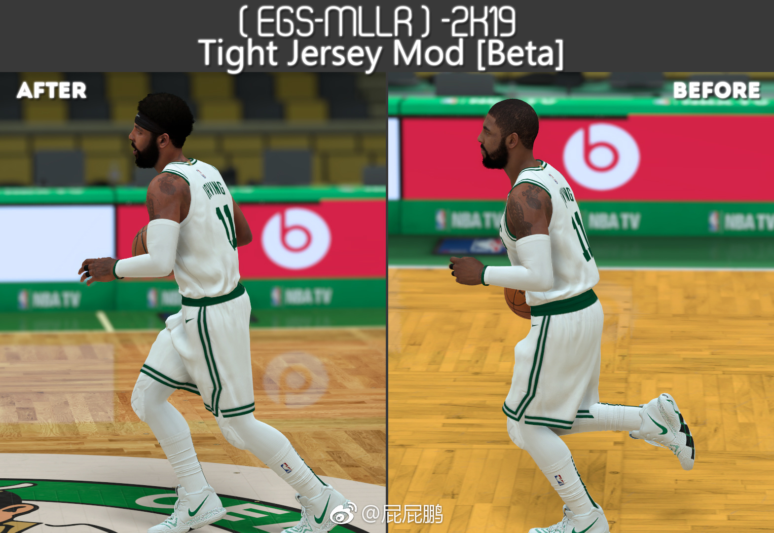 NBA 2K19 Tight Jersey Mod by EGS-MLLR - Shuajota: NBA 2K22 Mods ...