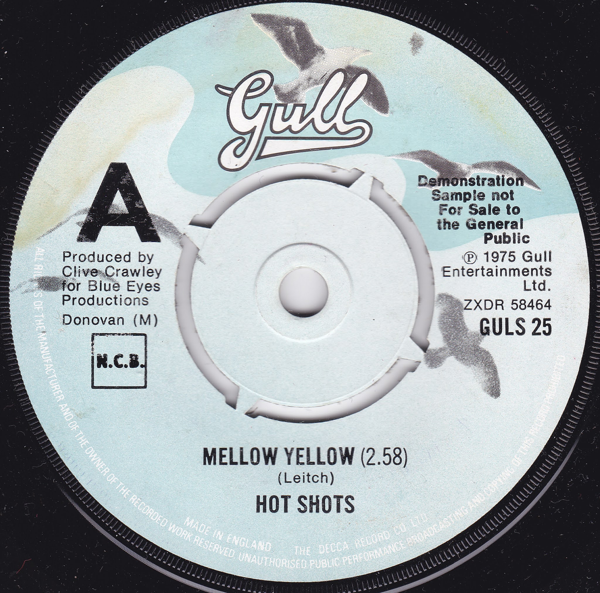 Left and to the Back: Hot Shots - Mellow Yellow/ Come On Susie