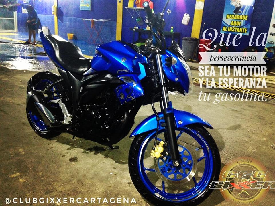 MOTO: Diamante Azul - Club Gixxer CTG