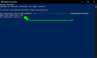 Cara Mengembalikan Lisensi (Product Key) Windows 10/11 Original Bawaan ...