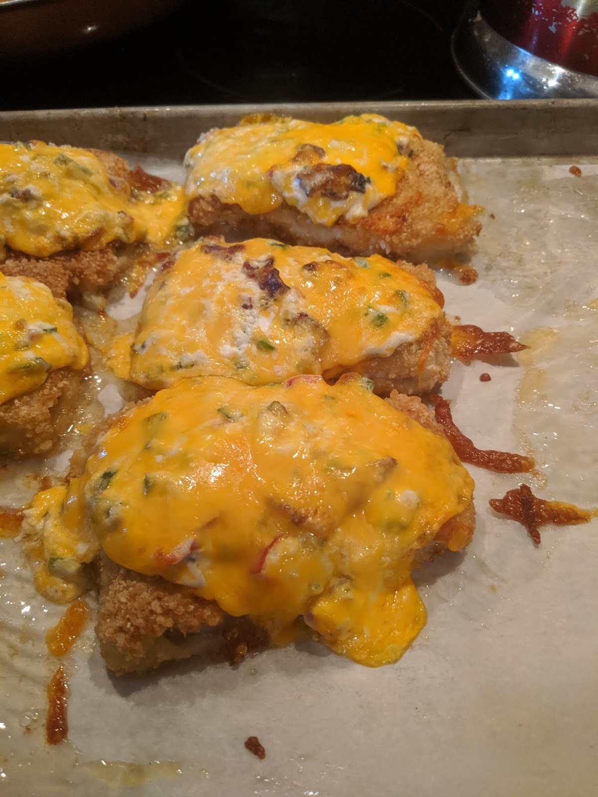 Jalepeno Popper Fish, Easy dinner