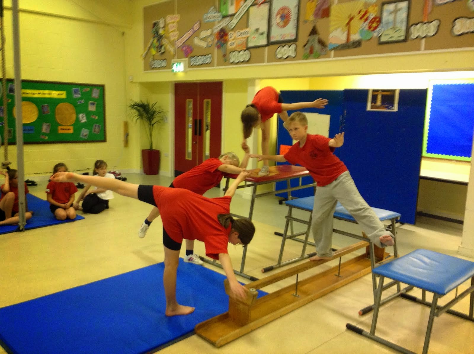 Welcome to the Year 6 Blog - The Home of Apple and Juniper: Gymn balances