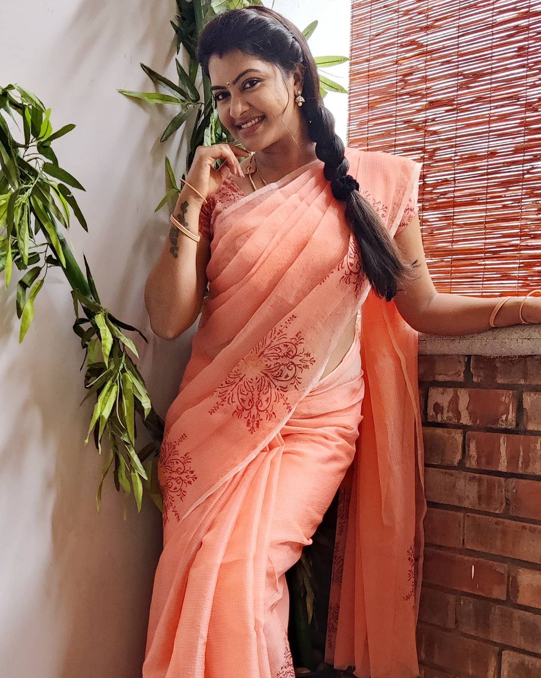 Rachitha Mahalakshmi stylish photoshoot stills in saree