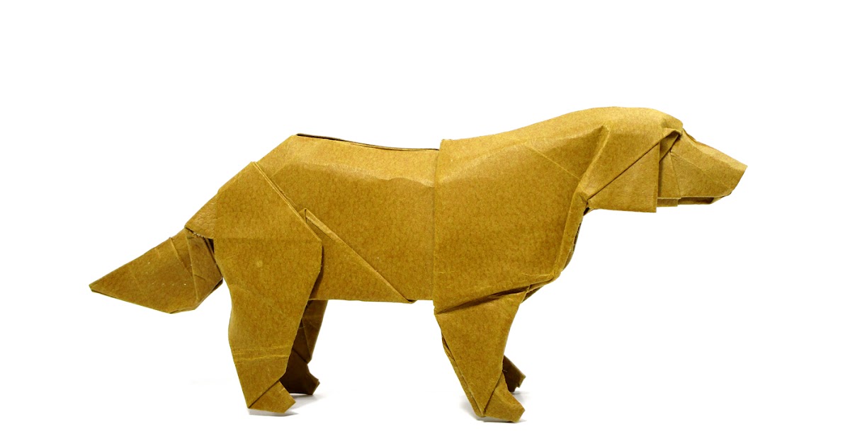 Mariano-Mi mundo el Origami: Golden Retriever