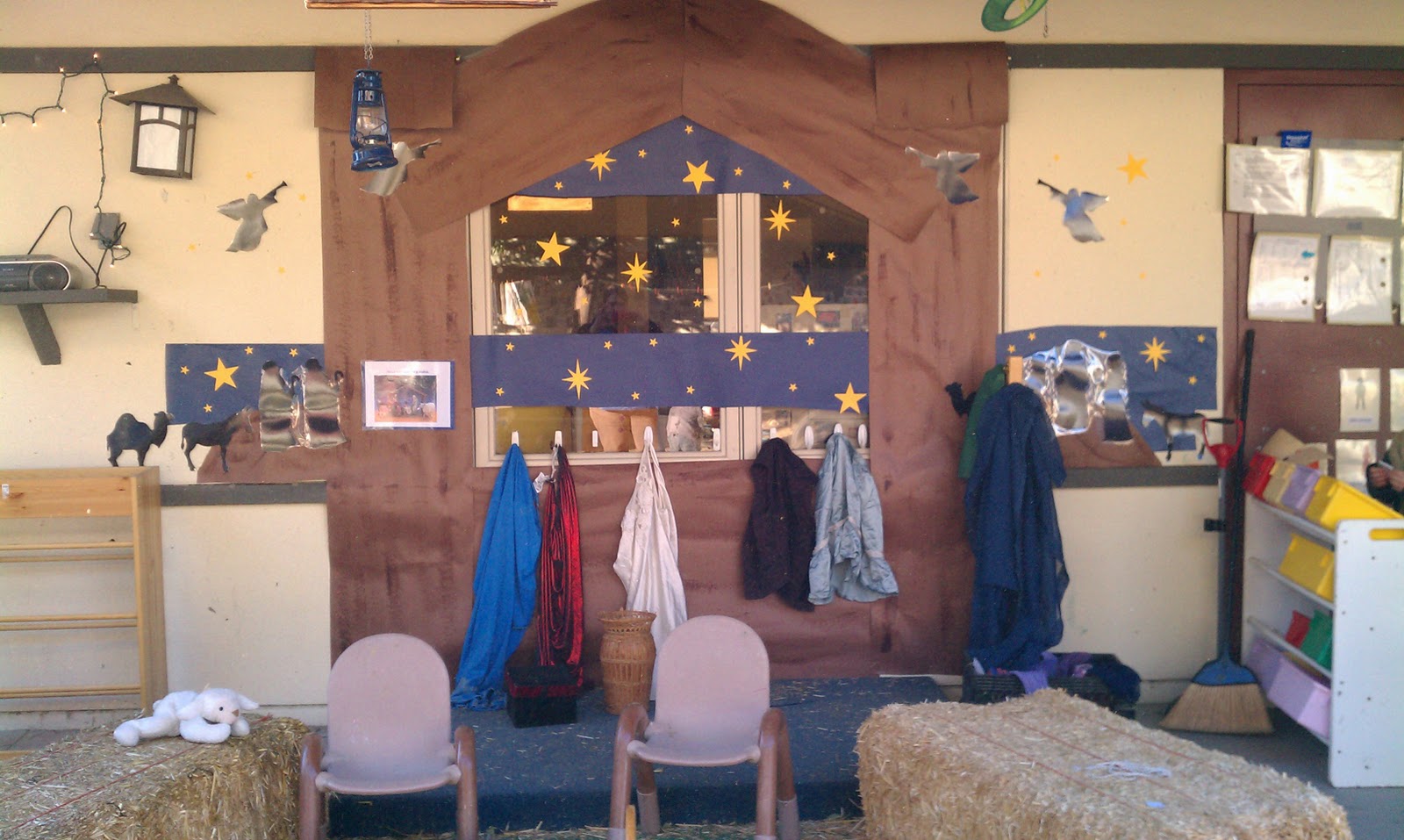 Exploring the Outdoor Classroom: Outdoor Nativity - Dramatic Play