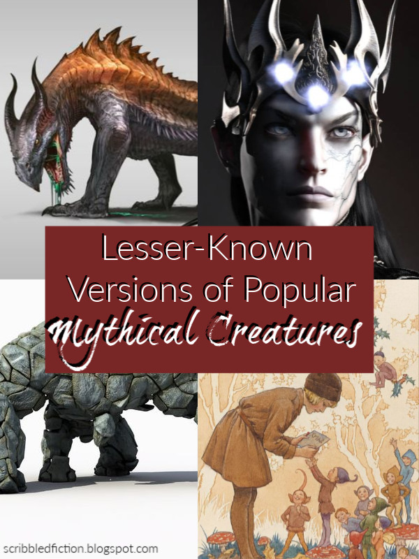 Lesser-Used Versions of Popular Mythical Creatures (A List)