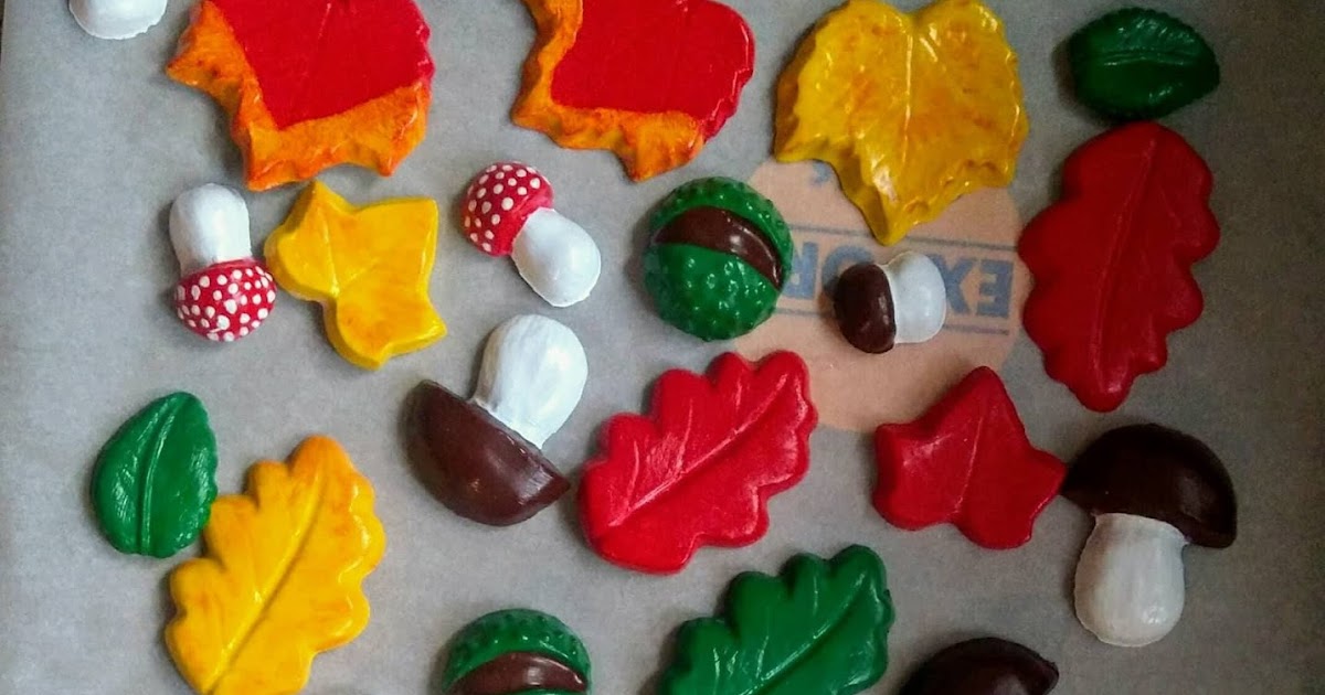 Jesenné odliatky/Autumn plaster casts