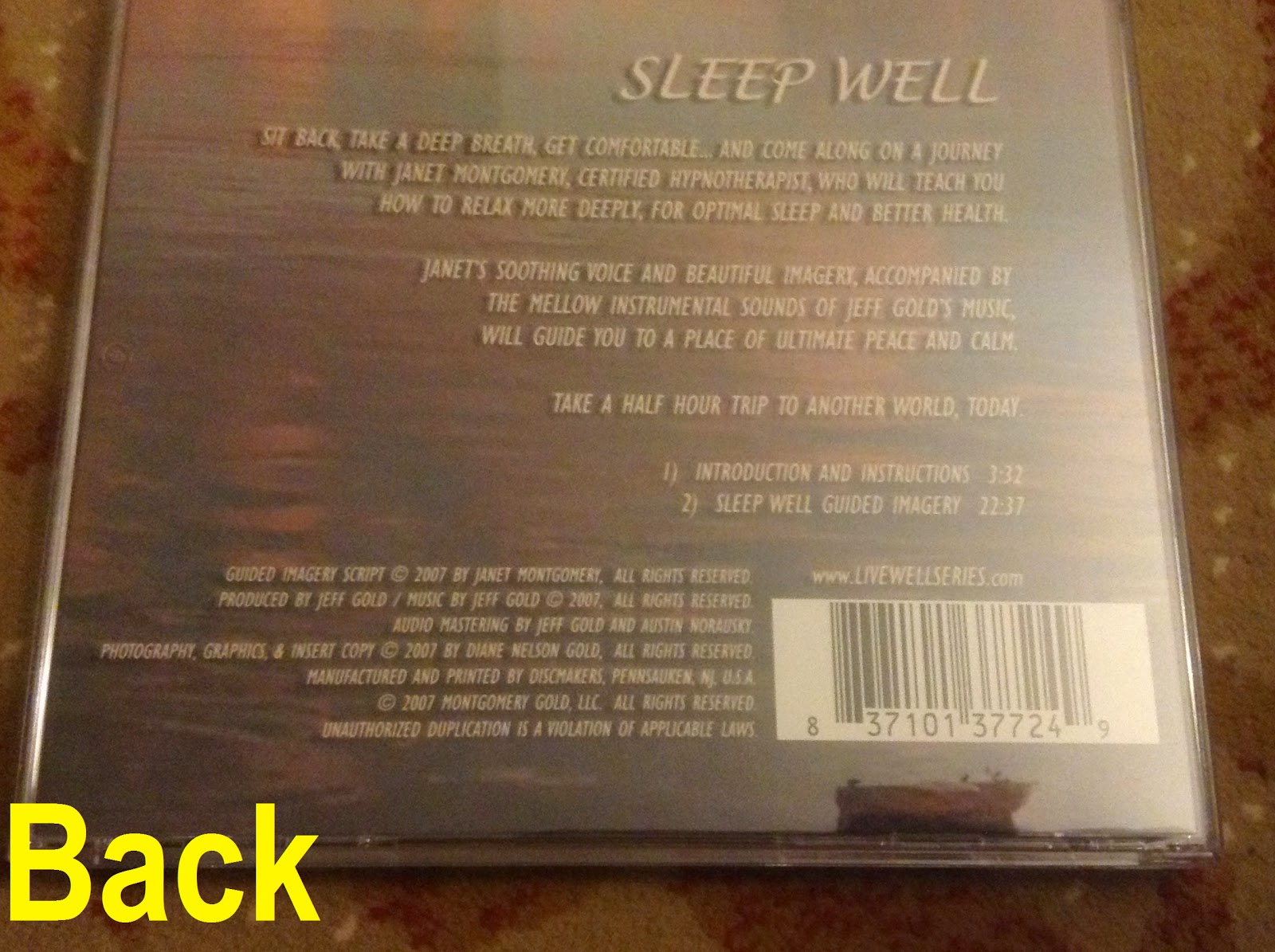 Love And Lipgloss Reviews: Product Review: Sleep Well CD and Escapes CD ...