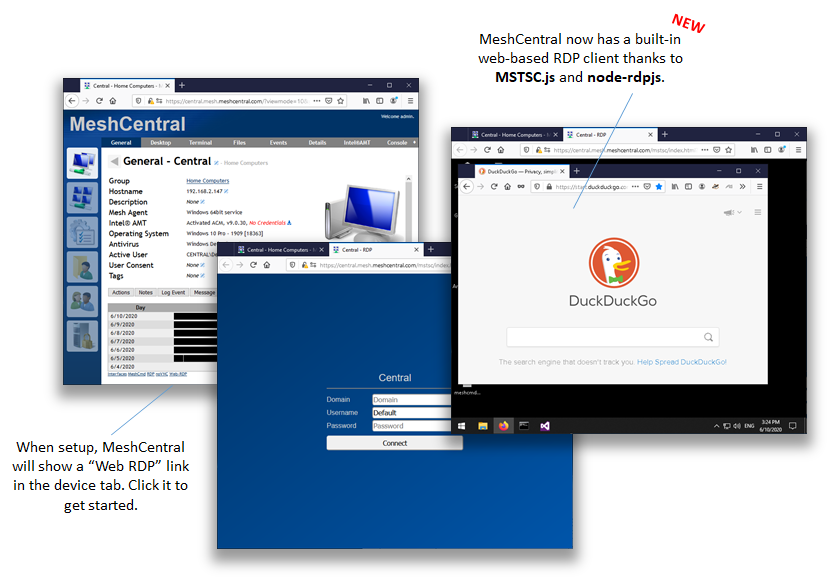 MeshCentral - Web RDP Client, Multi-Language Router, Custom Consent, 7k ...