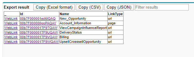 Salesforce Code Crack How To Query Custom Buttons Links Info Using