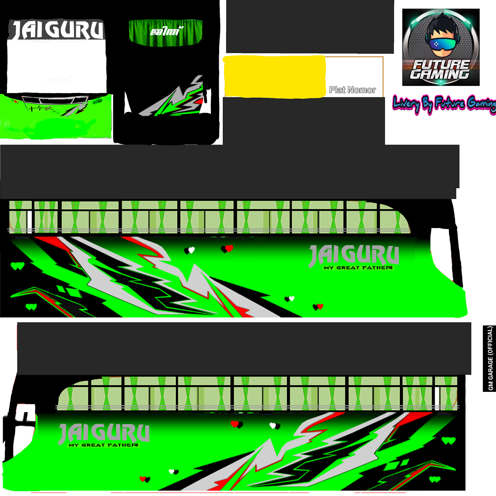 Bus simulator indonesia livery - inputink