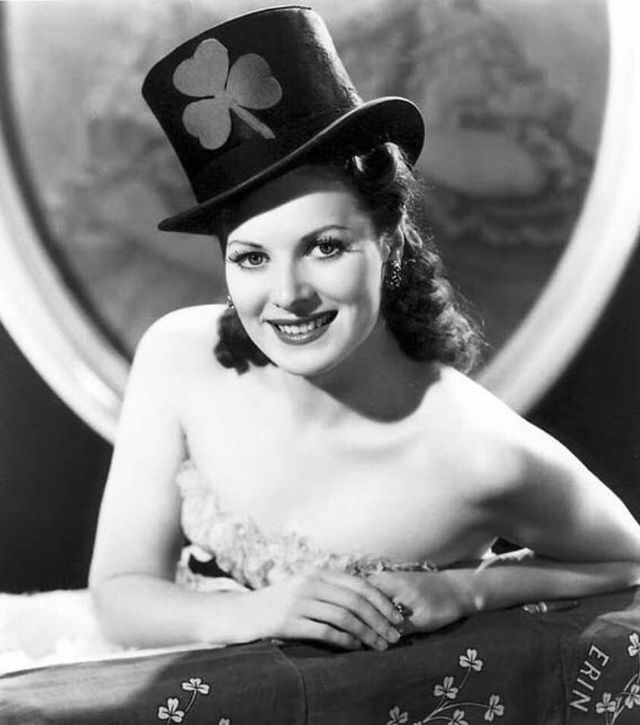 Happy St. Patrick’s Day From Irish Beauty Maureen O’Hara ~ Vintage Everyday