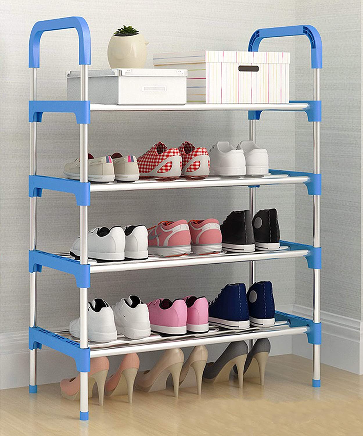 Shoe Rack Organizer/Metal Standing Shoe Rack/Shoe Cabinet Stand/Shoe ...
