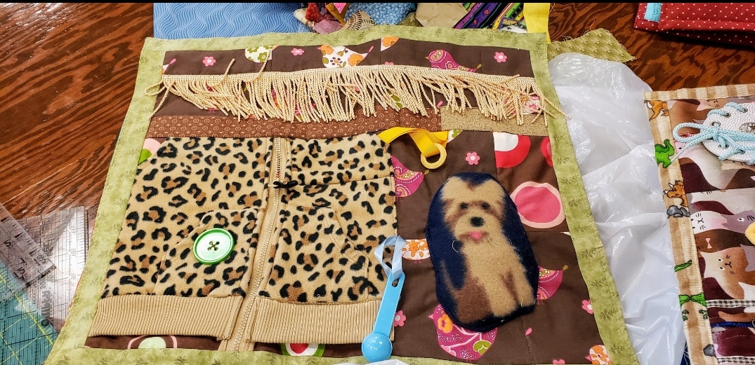 Michele Bilyeu Creates With Heart and Hands: Making Fidget Blankets ...