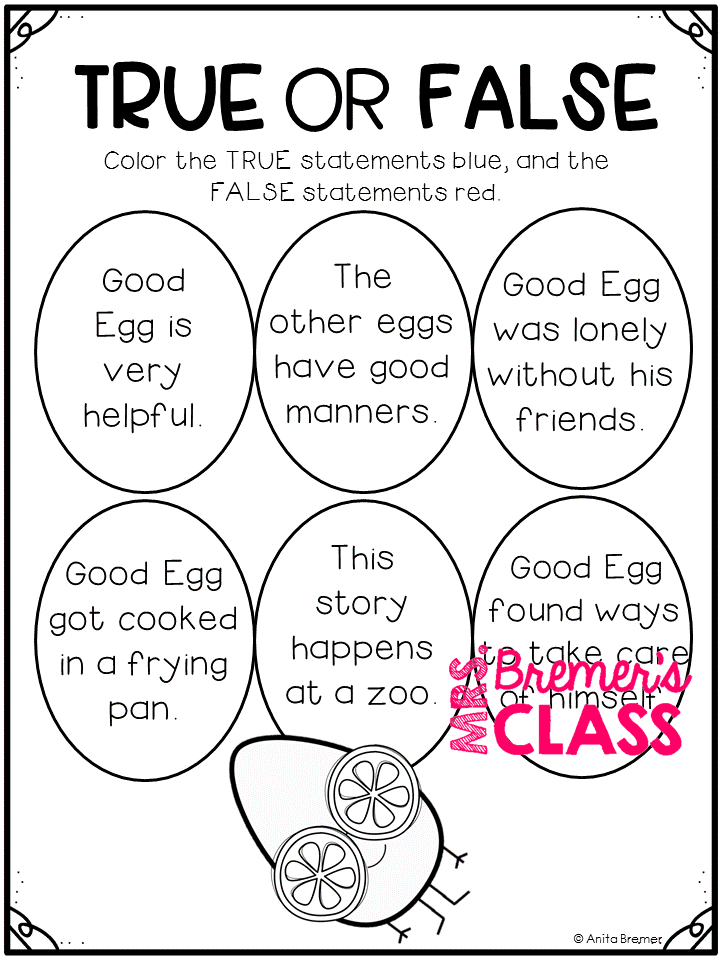 The Good Egg | Mrs. Bremer's Class
