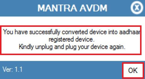 Mantra Biometric Device Software Installation