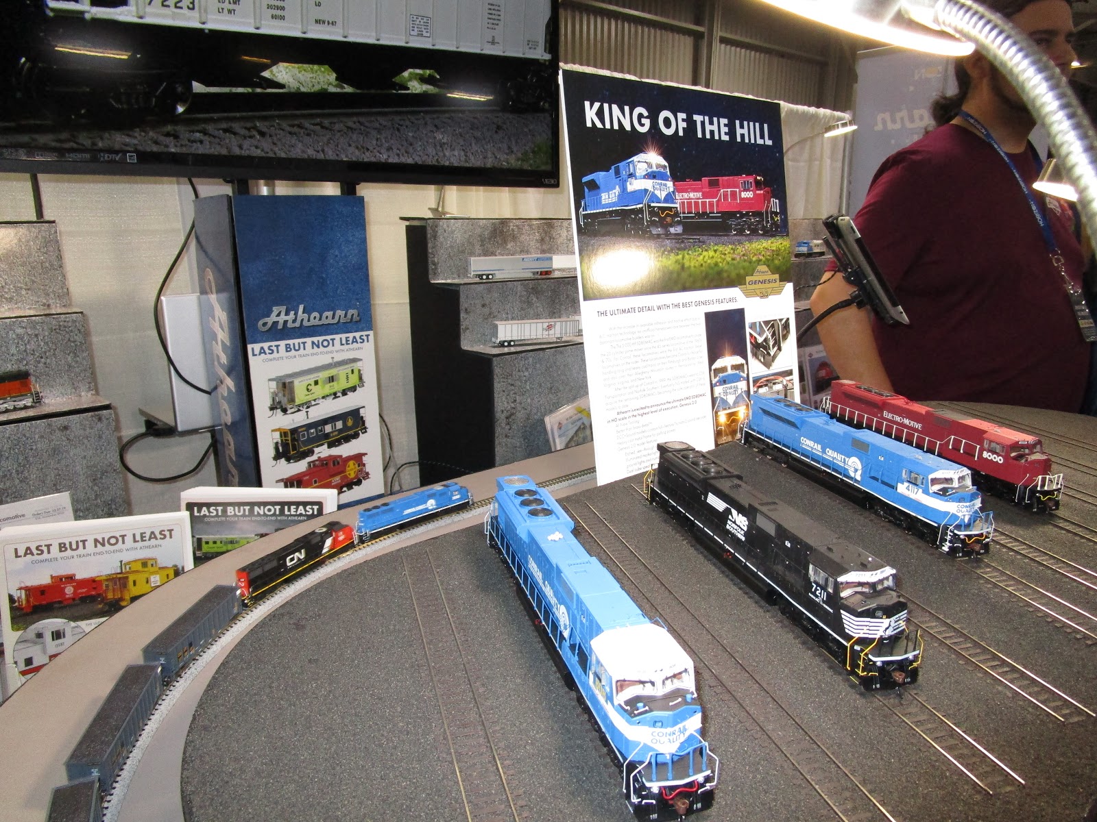 D & H "Colonie Main" layout: Springfield Train Show 2020