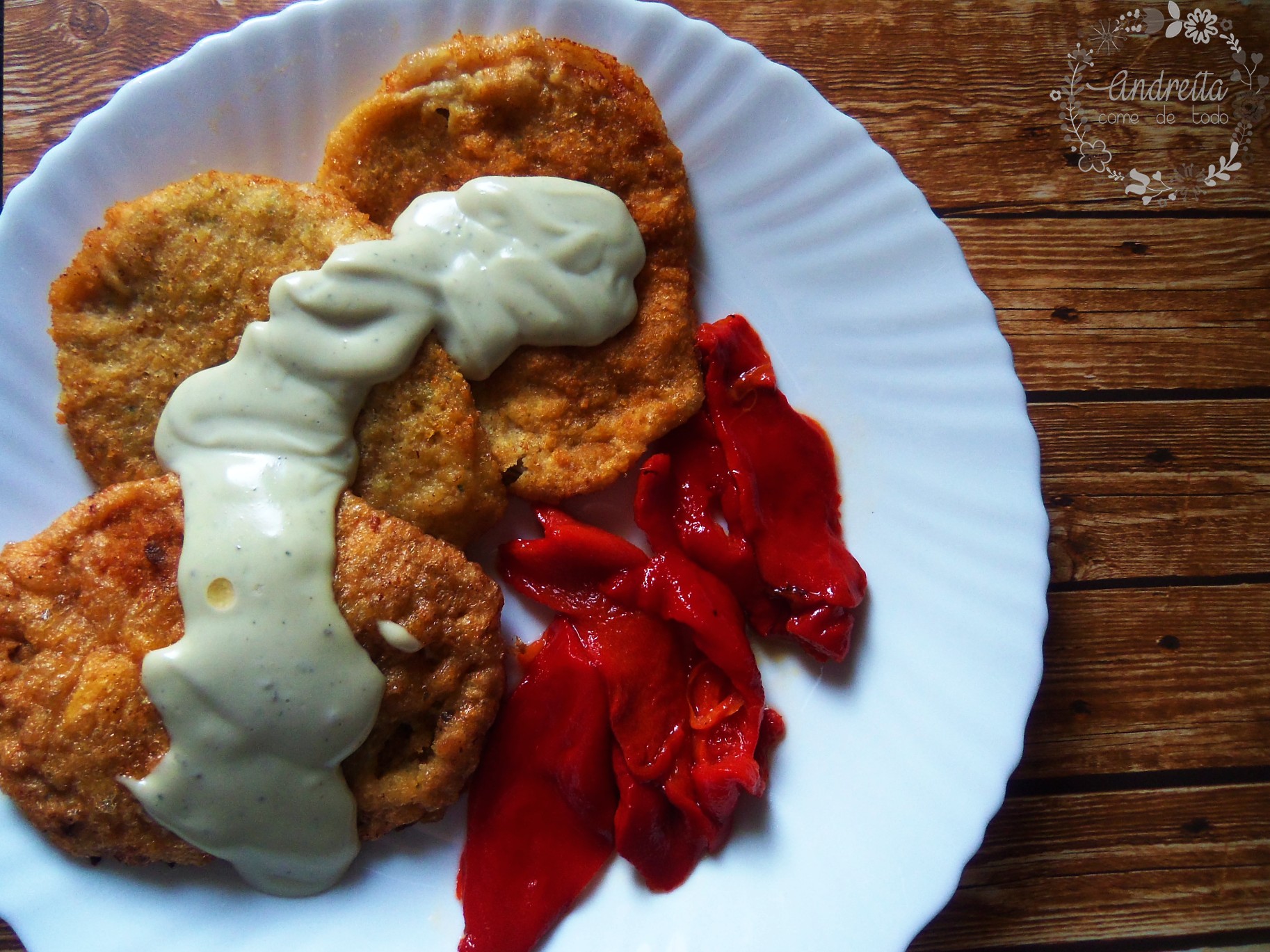 Escalopines al cabrales - Andreíta come de todo