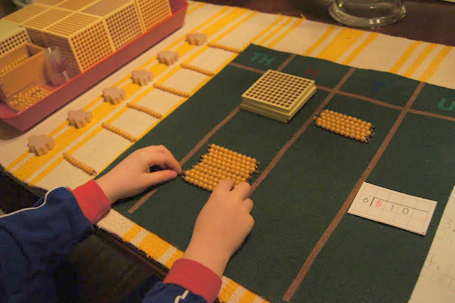 Golden Bead Dynamic Division, Montessori Math At Home - "Making ...