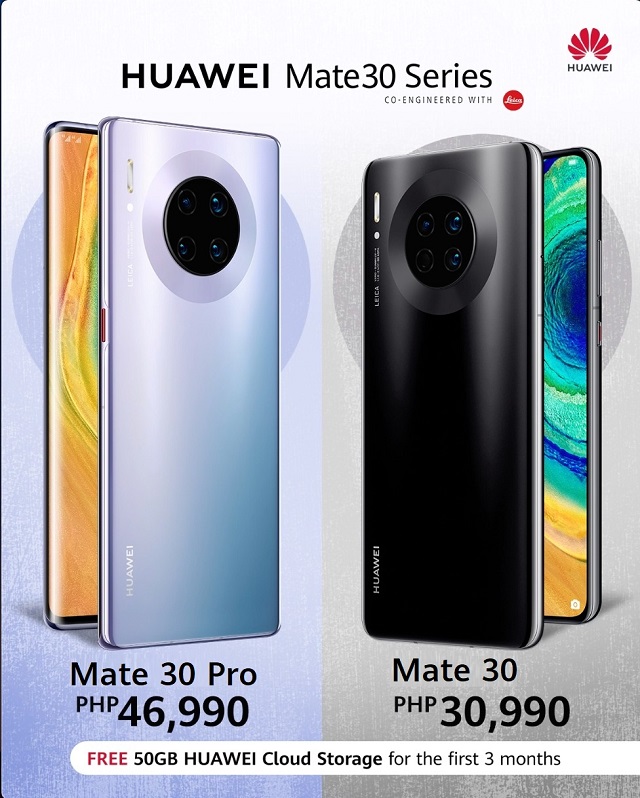 Huawei drops Mate 30 Pro, Mate 30 prices: Now starts at Php 30,990