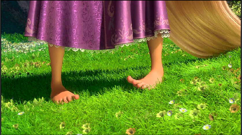 Anime Feet: Tangled (Movie): Rapunzel, Part 3 of 6