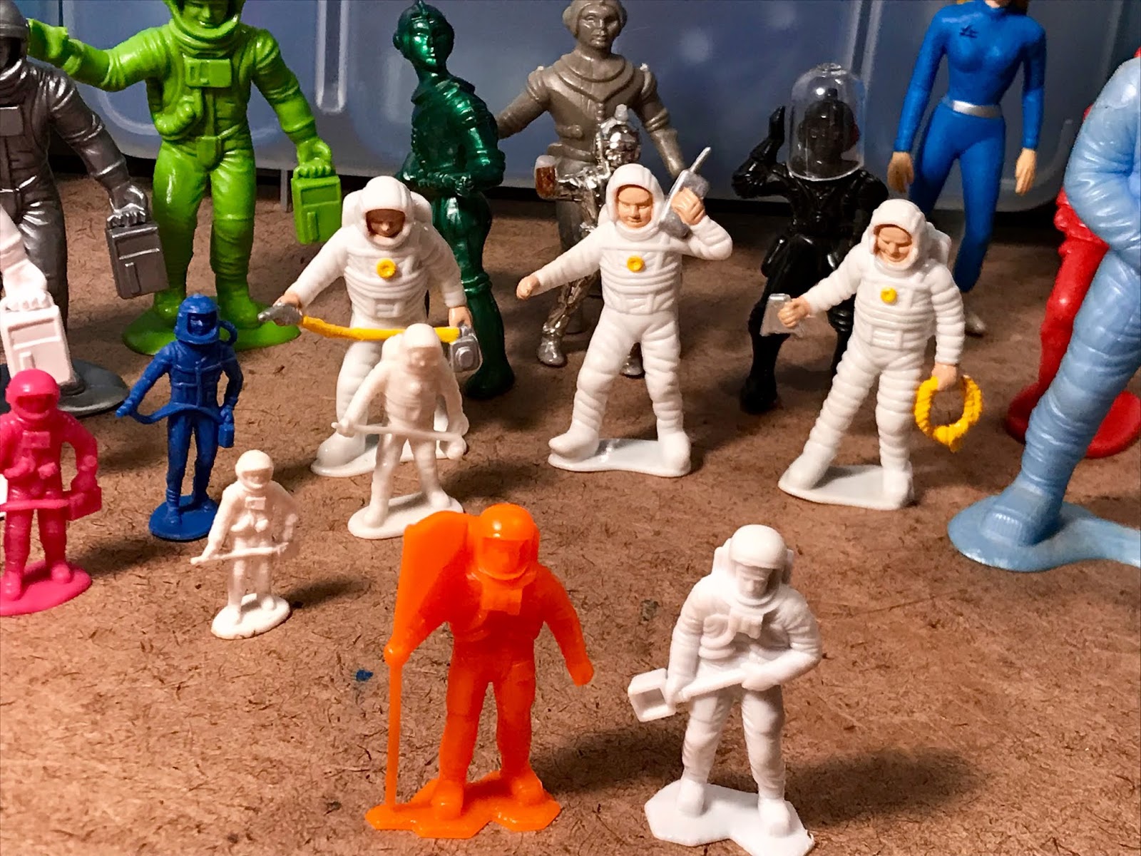 Space Garage: Larger Sized Spaceman Figures by Marx, Tim Mee, MPC ...