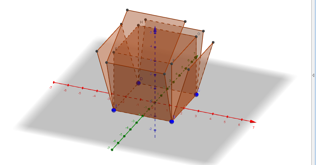 Membuat kubus dan piramida 3D Menggunakan Geogebra