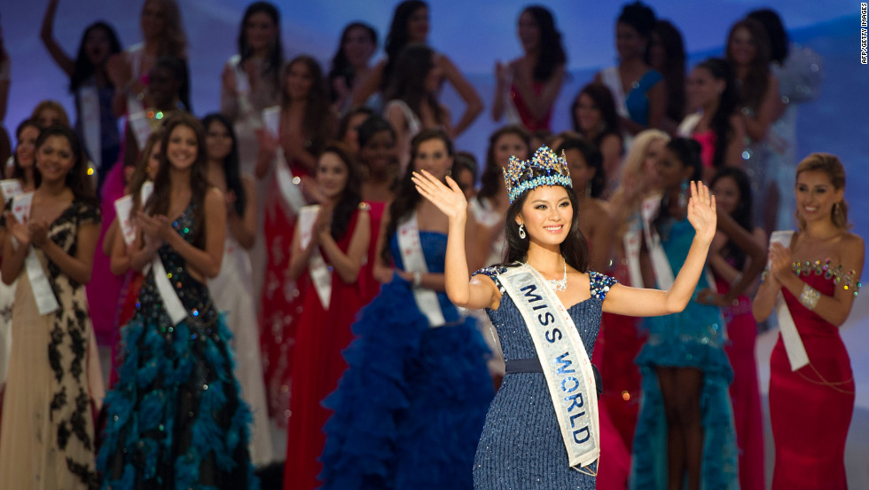 Miss China crowned Miss World 2012
