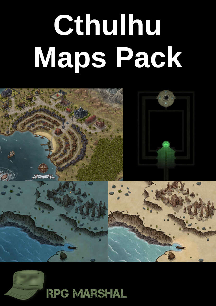 Red de Rol: Cthulhu Maps Pack, de RPG Marshal