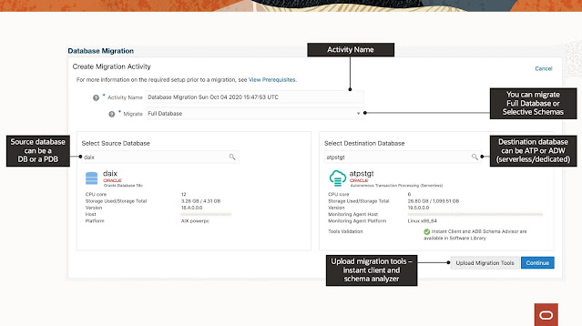 A Simple Guide for Migration of data to Autonomous Database using EM | DB Exam Study