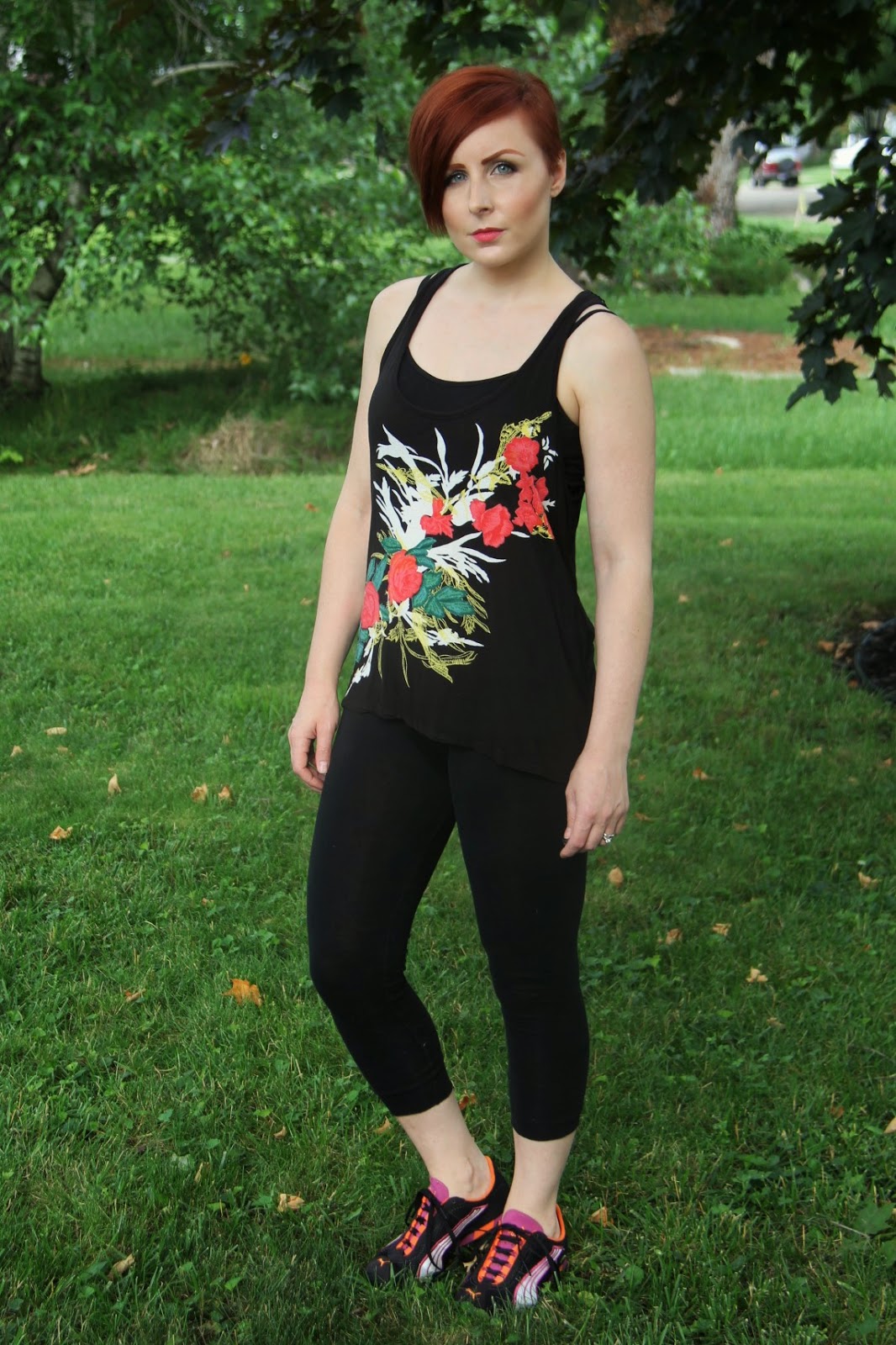 Thrift and Shout: Cute Outfit of the Day: Fashionable Work Out