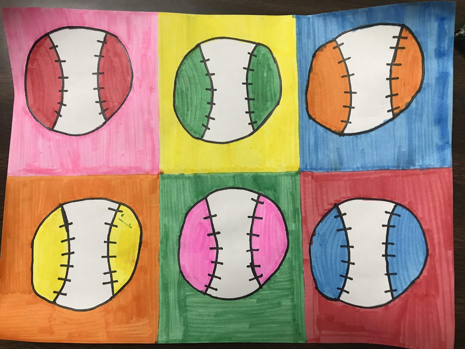 Elements of the Art Room: 5th grade Andy Warhol inspired Pop Art