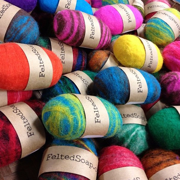 The Twisted Purl: The Ins and Outs of Felted Soap: It's Good Clean Fun