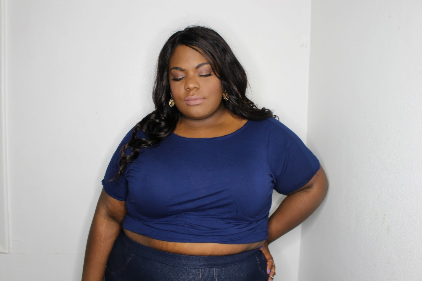 My Plus One Plus Size Crop Top Try On