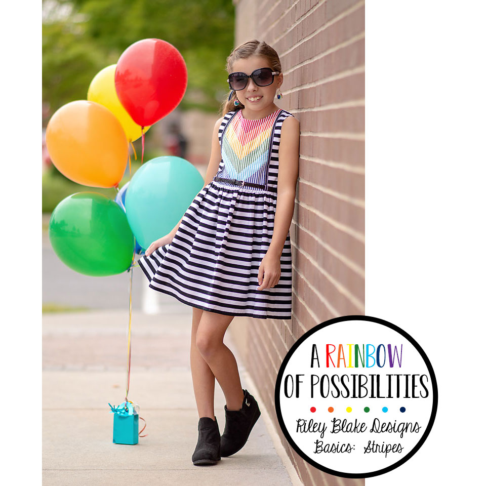 Riley Blake Designs Basics {Stripes} - A Rainbow of Possibilities ...