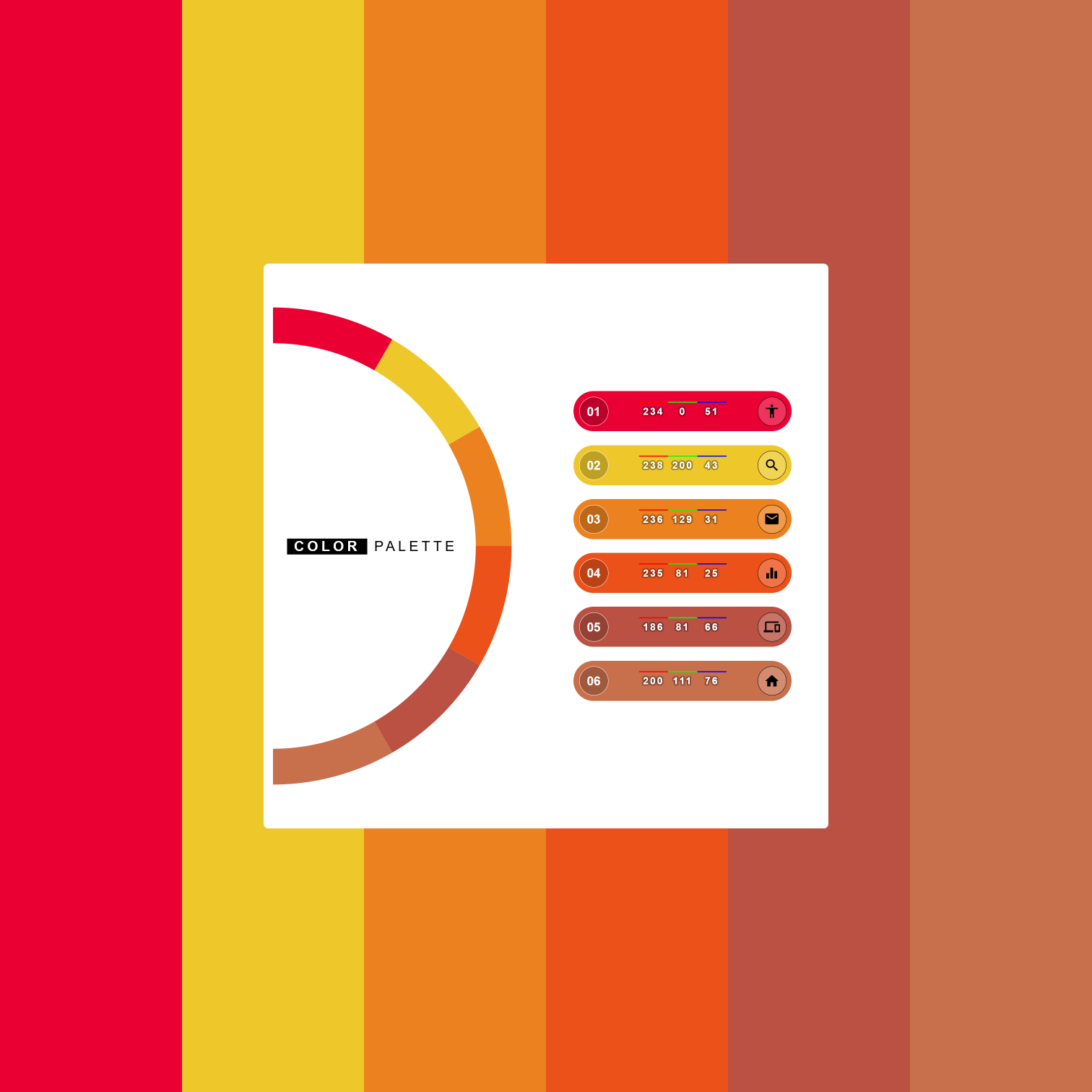 Color Palette 031 - PowerPoint Free