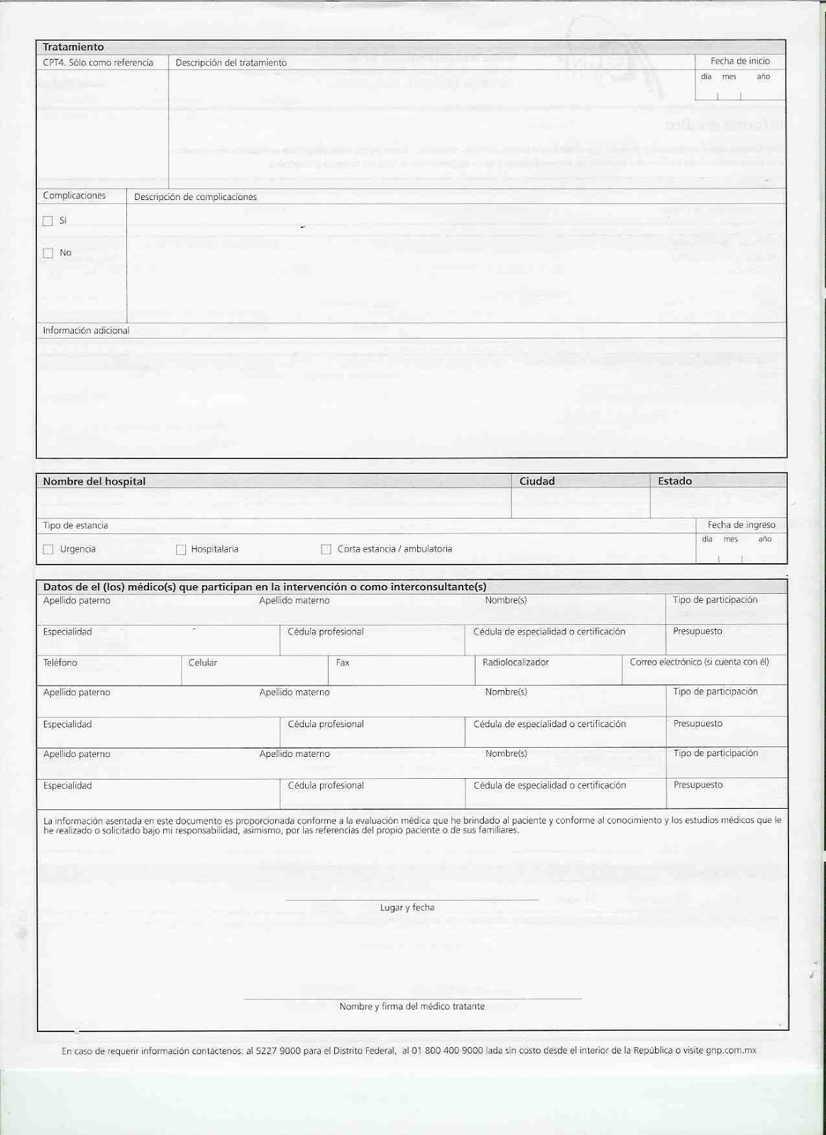 FORMATO INFORME MÉDICO ~ Fernández de la Rosa y Asociados