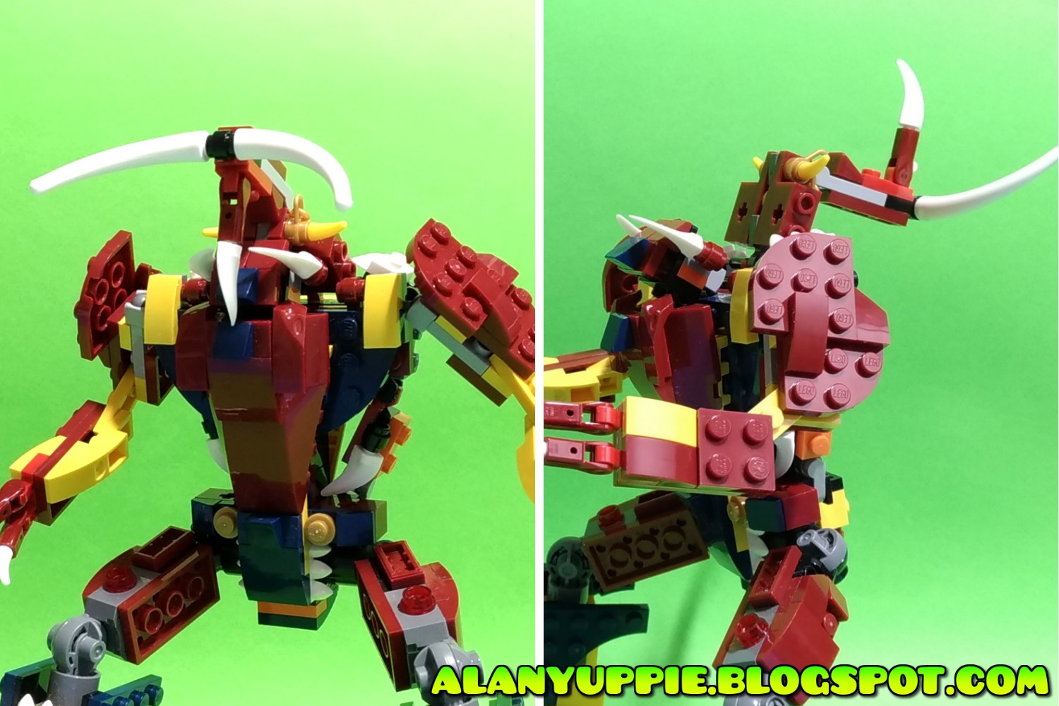 Alanyuppie's LEGO Transformers: LEGO Transformer 2 Headed Dragon from ...