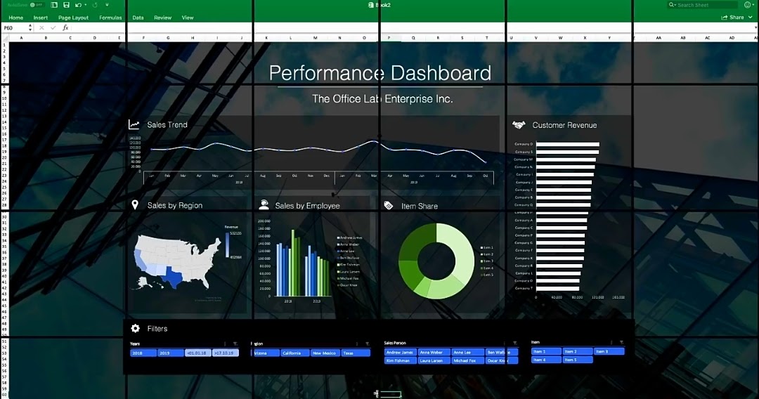 How to build a Well Designed and Interactive Excel Dashboard with Pivot ...