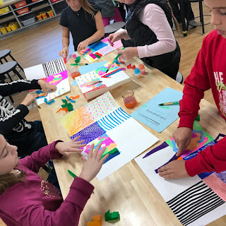 Mini Matisse: Designing Paper Lesson