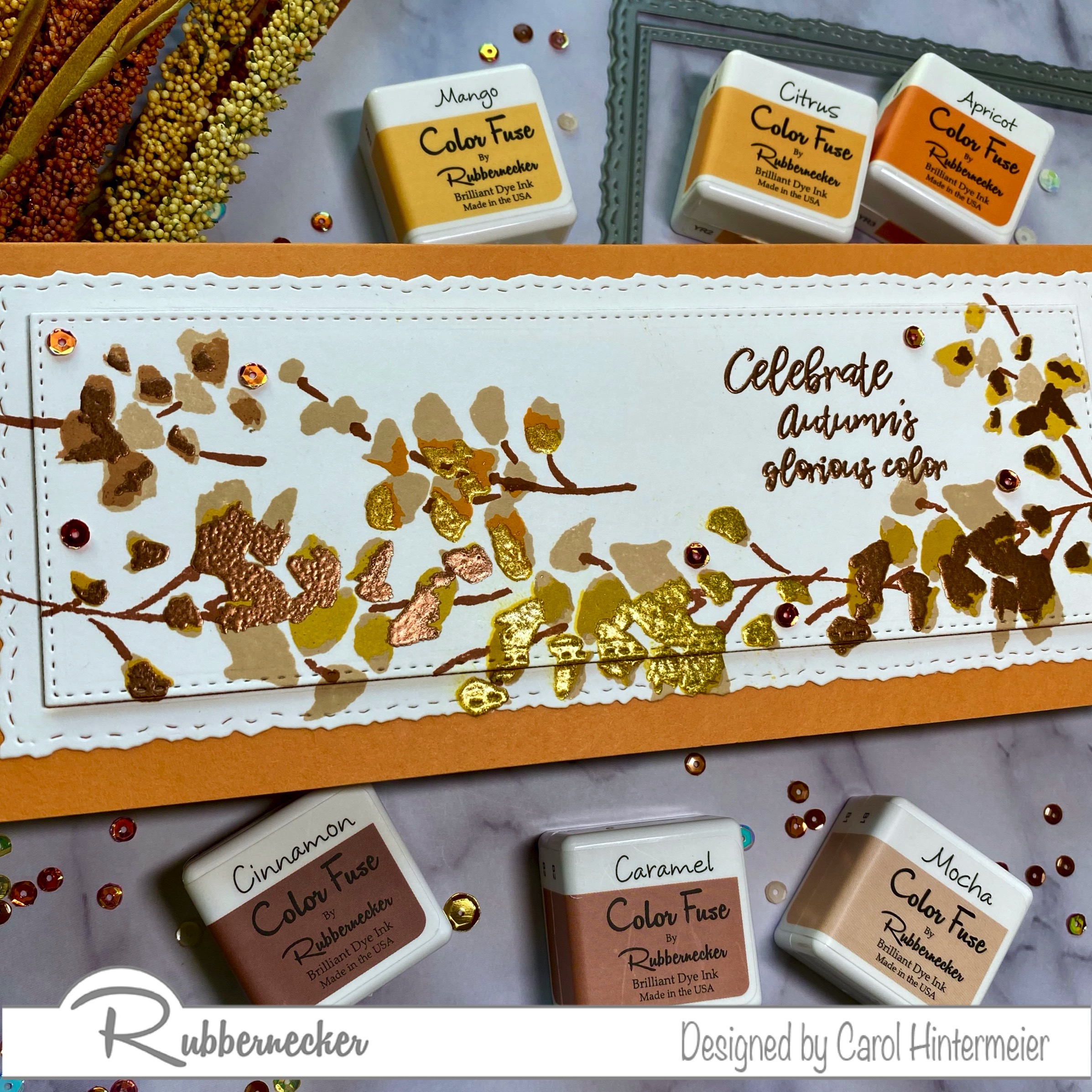 Crafting By Carol: Celebrate Autumn: Layering Stamps with Embossing ...