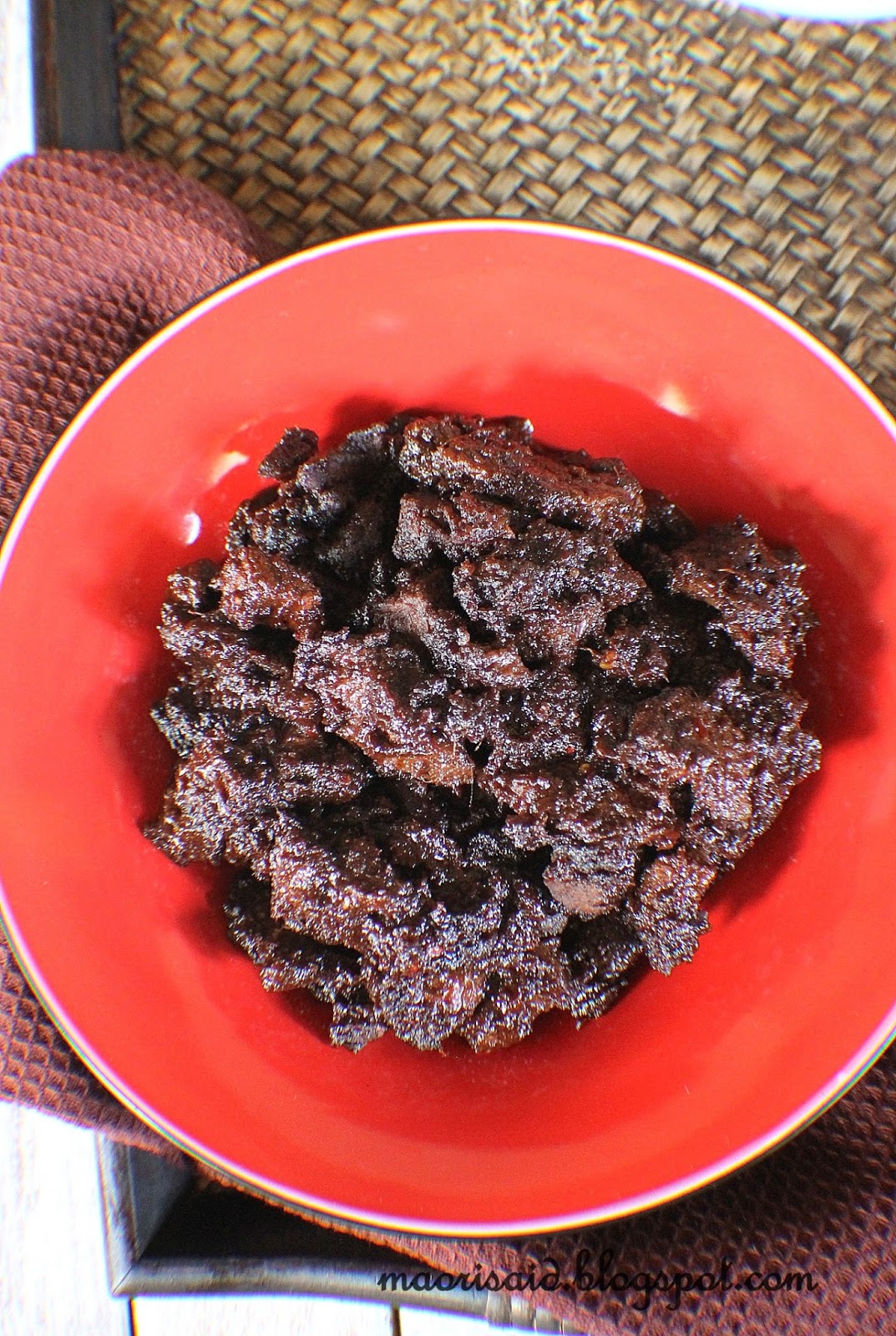 Mori's Kitchen: Daging Palembang, Telur Dadar Mayo dan Kebun kita