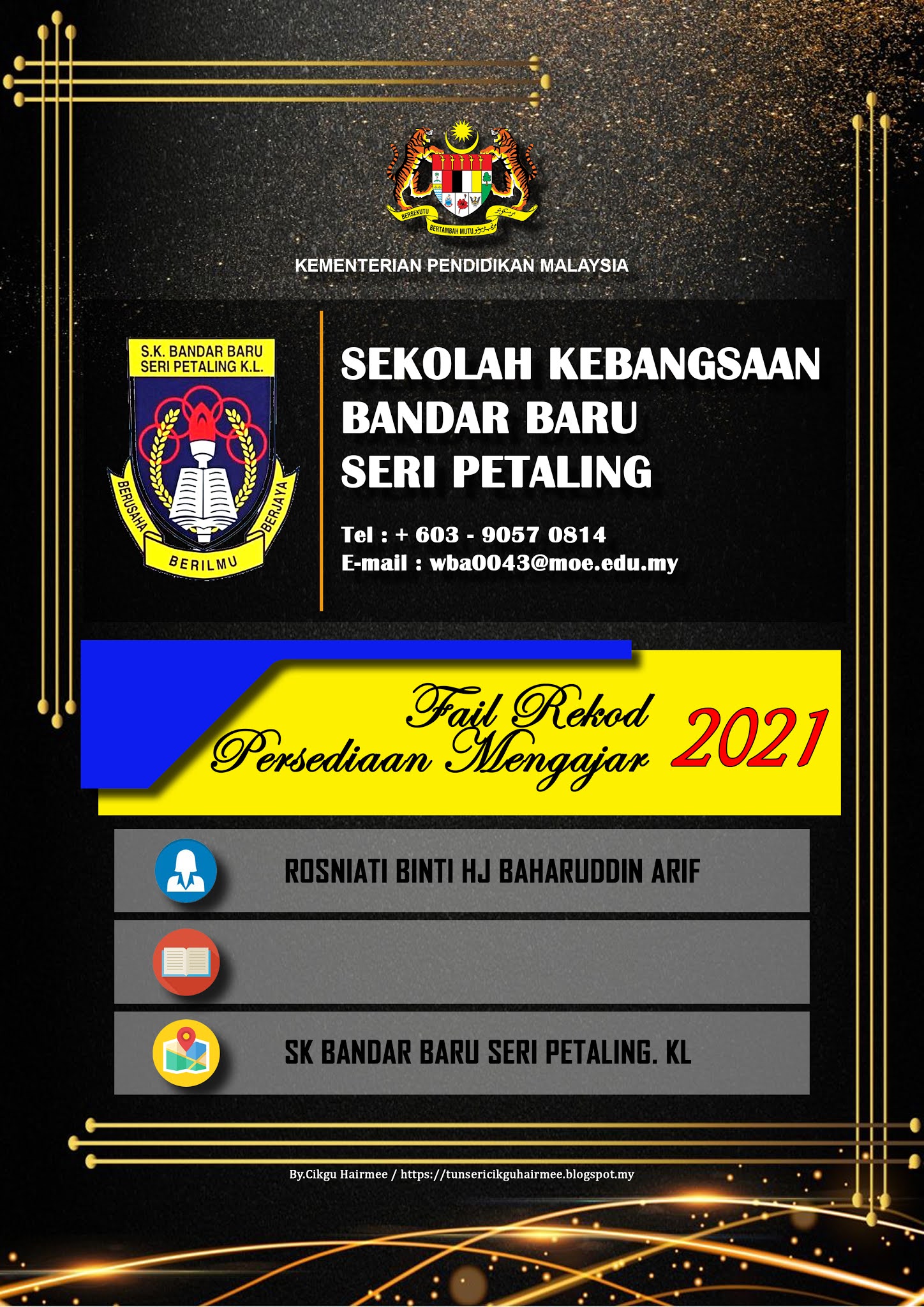 BLOG RASMI CIKGU HAIRMEE: Kulit Baru E-rph 2021