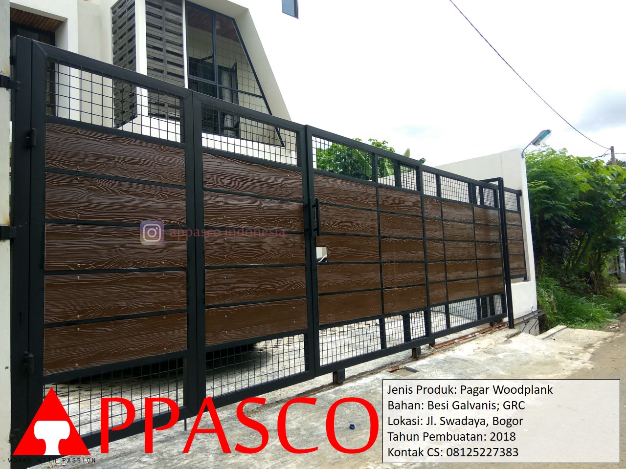 Pagar Woodplank Minimalis Besi Galvanis GRC di Swadaya Bogor - Jual ... Pagar Woodplank Minimalis Besi Galvanis GRC di Swadaya Bogor - Jual ...