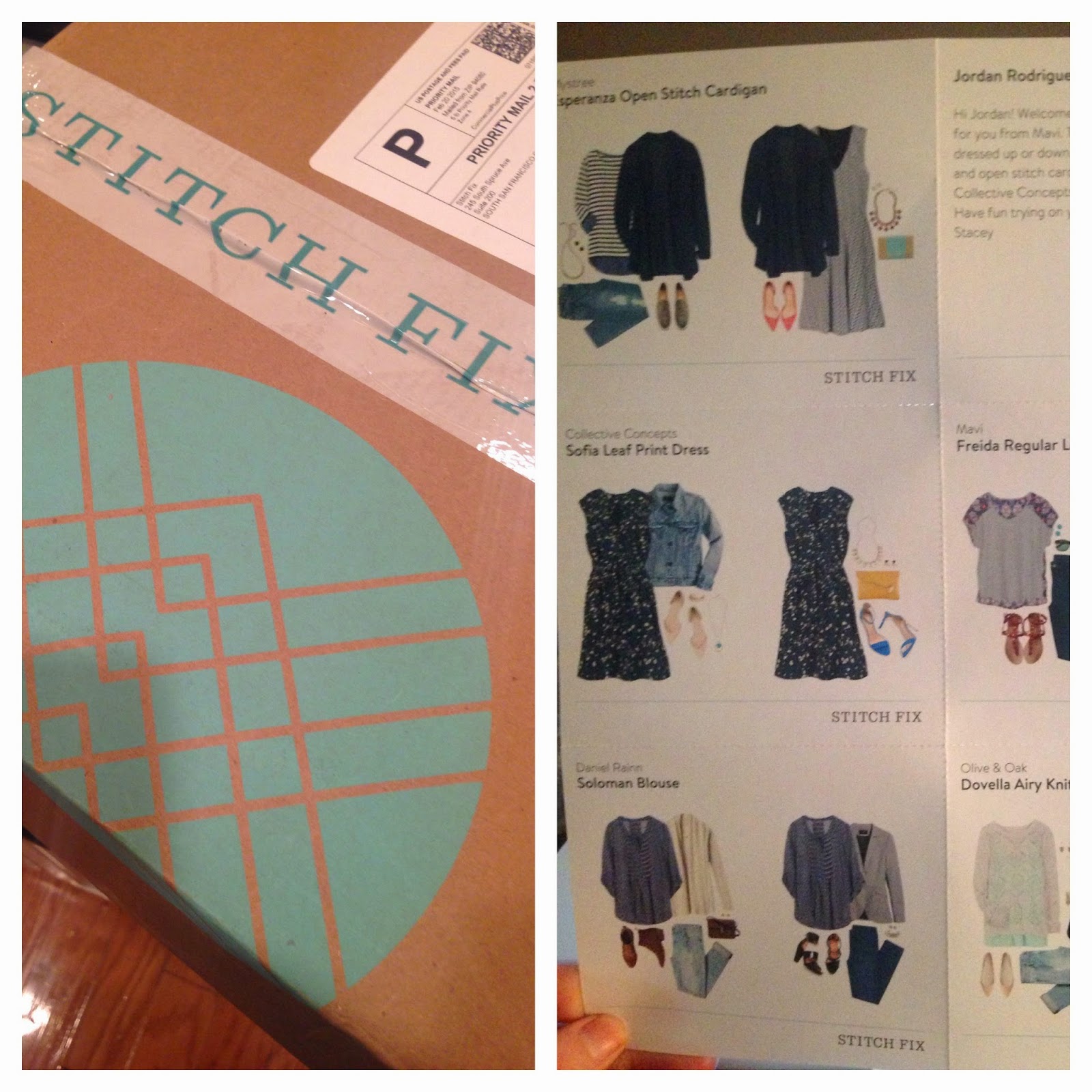 My First Stitch Fix Box - Peonies & Paisley